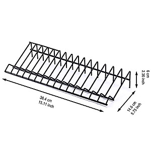 Mayouko Pliers Organizer Rack, 2 Rack, Wrench Hand Tool Holder, Tool Box Storage and Organization Holder, Stores Spring Loaded, 15 Slots, Plier Organizer for Tool Box Drawer