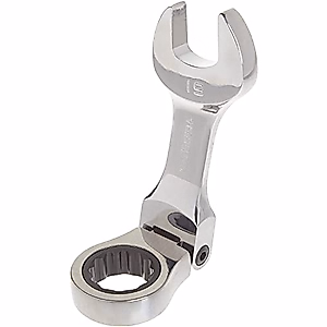 GEARWRENCH 10 Pc. 12 Pt. Stubby Flex Head Ratcheting Combination Wrench Set, Metric - 9550