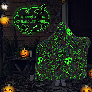 Halloween Blanket Pumpkin Plush Blanket Orange Soft Fleece Throw Blanket for Kids