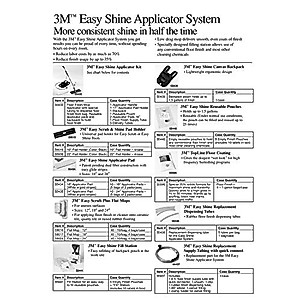 3M Easy Shine Applicator Kit, 1/Case