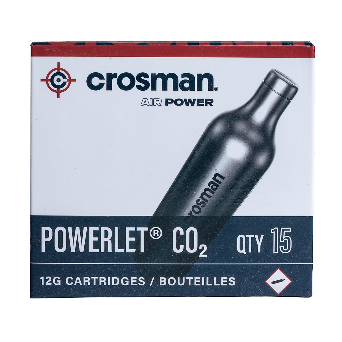 Crosman 15-Count CO2 Cartridges For Air Rifles And Air Pistols