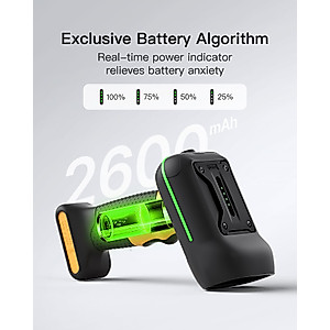 Inateck Industrial Barcode Scanner Bluetooth, 1D 2D QR Code Scanner Wireless with IP67 Waterproof and Dustproof, Handscanner with App & SDK, BCST-75