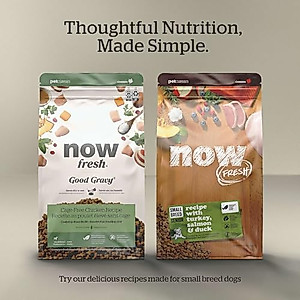 Now Fresh Grain-Free, Dry Dog Food, Small Breed Kibble, Real Meat and Fish, Turkey, Salmon and Duck Adult Recipe, 6 lb Bag