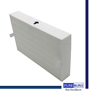 PUREBURG HPA100 True HEPA Replacement Filter Set Compatible with Honeywell HPA090 HPA094 HPA100 HPA104 HPA105 HPA106 Console Series Air Purifiers, Part Number HRF-R1 HRF-AP1 HRF-ARVP100