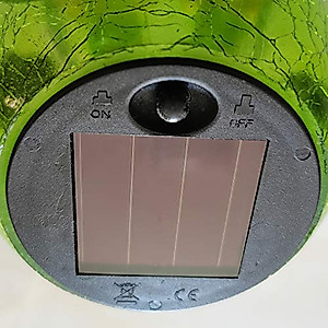 Yard Décor Frog Solar Light Iron Ornament Garden Decor Waterproof Outdoor Decorations for Patio Tabletop LED Lantern