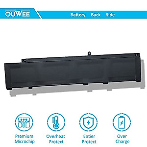 OUWEE MV07R Laptop Battery Compatible with Dell G3 15 3500 3590 G5 5500 5505 SE Series Notebook 0JJRRD 266J9 15.2V 68Wh 4250mAh