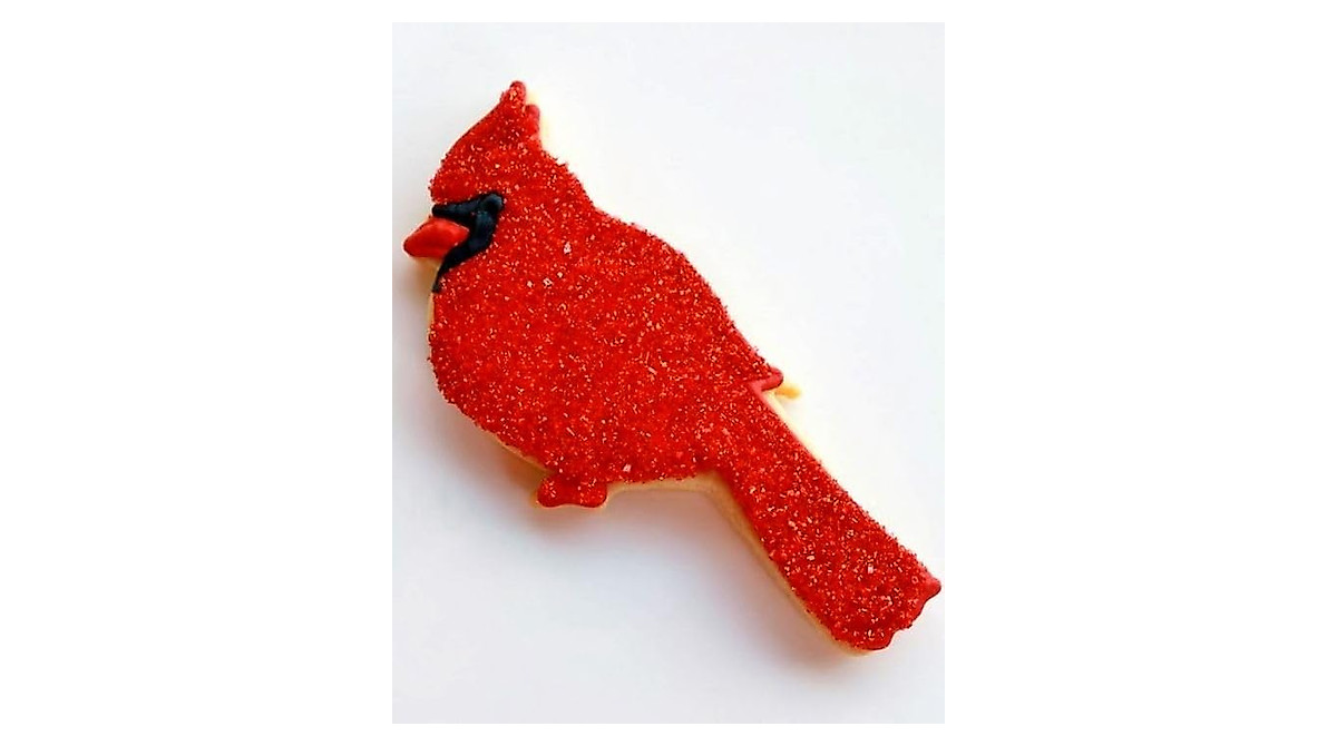 Cardinal Bird Cookie Cutter 4.5 Inch - Food-Grade Steel from The Cookie ...