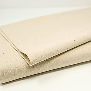 Roc-Lon 44/45" 100% Cotton Osnaburg Natural Perm Press, Cut by Yard, Off-White