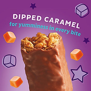 Annie's Organic Dipped Granola Bars, Caramel, Peanut Free, 10 Bars