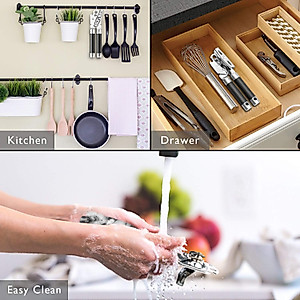 LDIRECTOR Can Opener, Manual Can Opener Smooth Edge, 3-in-1 Stainless Steel Can Opener Manual, Ergonomic Safety Can Opener for Seniors with Arthritis,Black, Silver