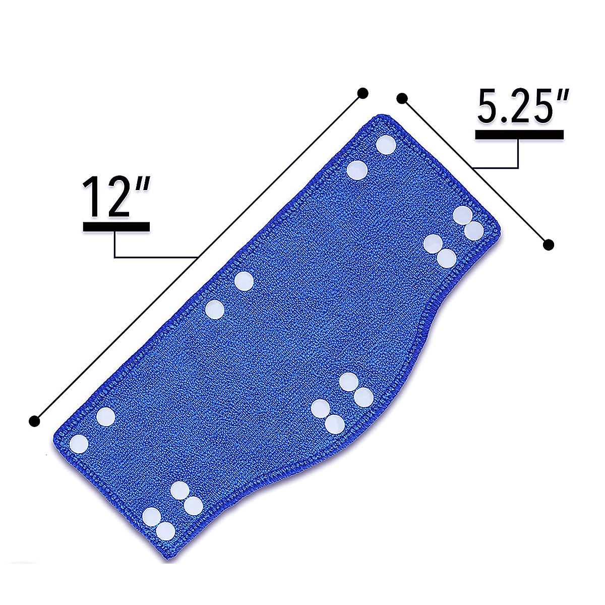 6 pc. Snap-On Hard Hat Sweatband, Cotton Made Hard Hat Liner, Reusable Hardhat sweatbands (Blue) 6 Pieces