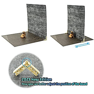 Adjustable Universal Backdrop Board Bracket Vertical L Shape Background Holder Stand for Photograph Studio (4 Pack)