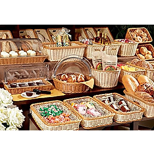 G.E.T. Enterprises WB-1520-TT Two Tone 16" x 9" Rectangular Basket, Polypropylene