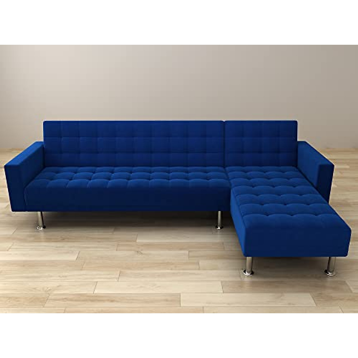 Gold Sparrow Houston Sofa Bed Sectional, Sapphire