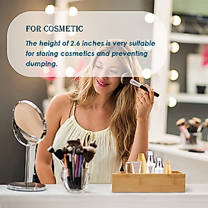 PRATIQUE Bamboo Drawer Organizer - Kitchen Utensil Organizer Silverware Tray Cutlery Holder，Office Desk Supplies and Accessories (15X5.9X2.6 inch)