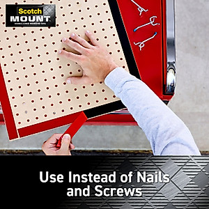 Scotch 414H-ST 051141397252 Extreme Mounting Tape, 8 Strips, Black