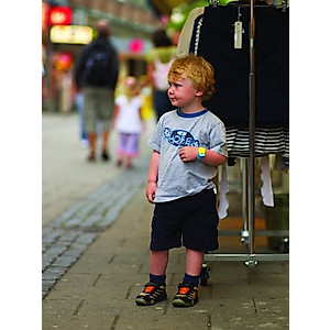 Infoband Child Safety ID Wristband - Pink Hearts