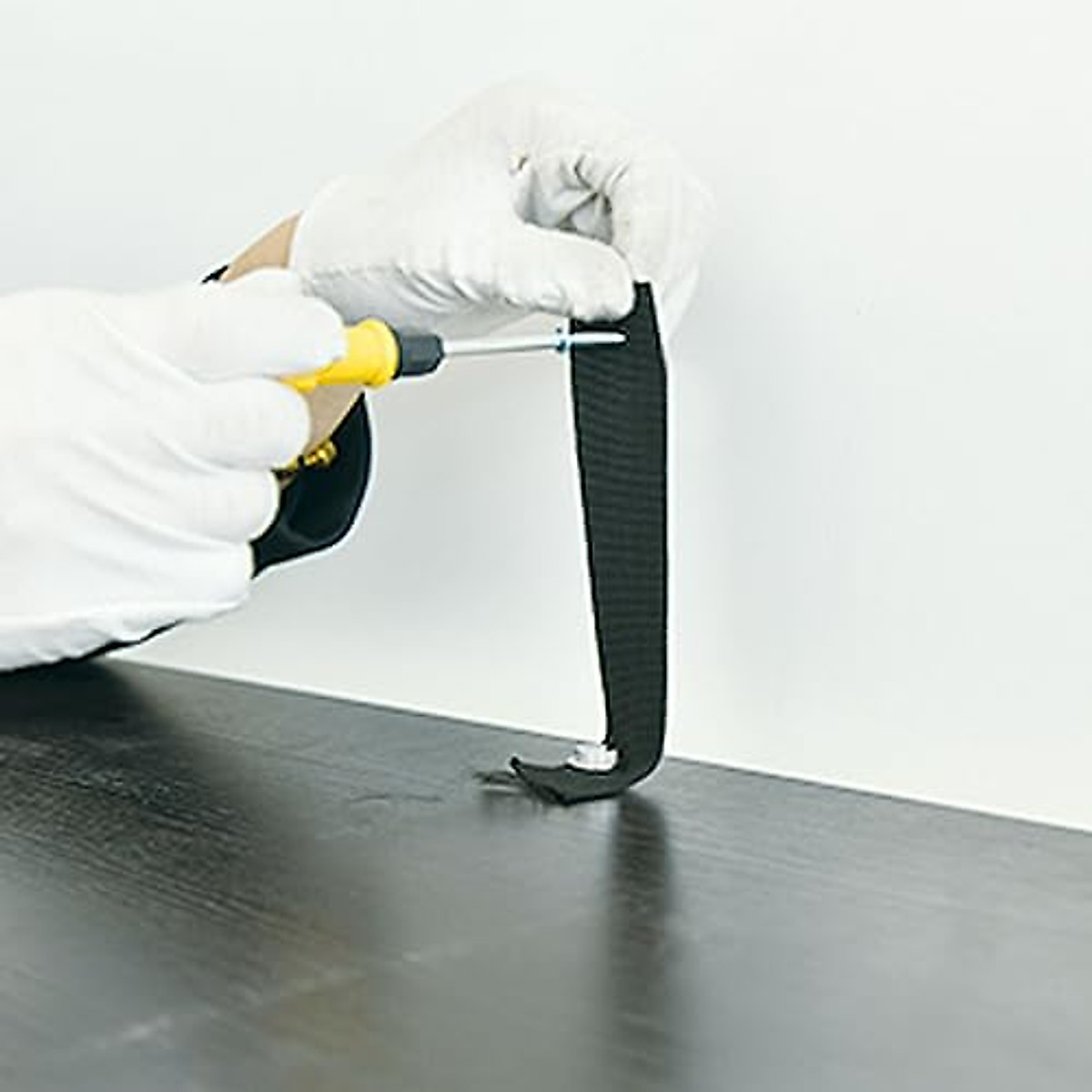 Fetuero Two-Door Glass Display Cabinet 2 Shelves with Door, Floor Standing Curio Bookshelf for Living Room Bedroom Office, 35.35” x 31.69”x 14.37”, Black