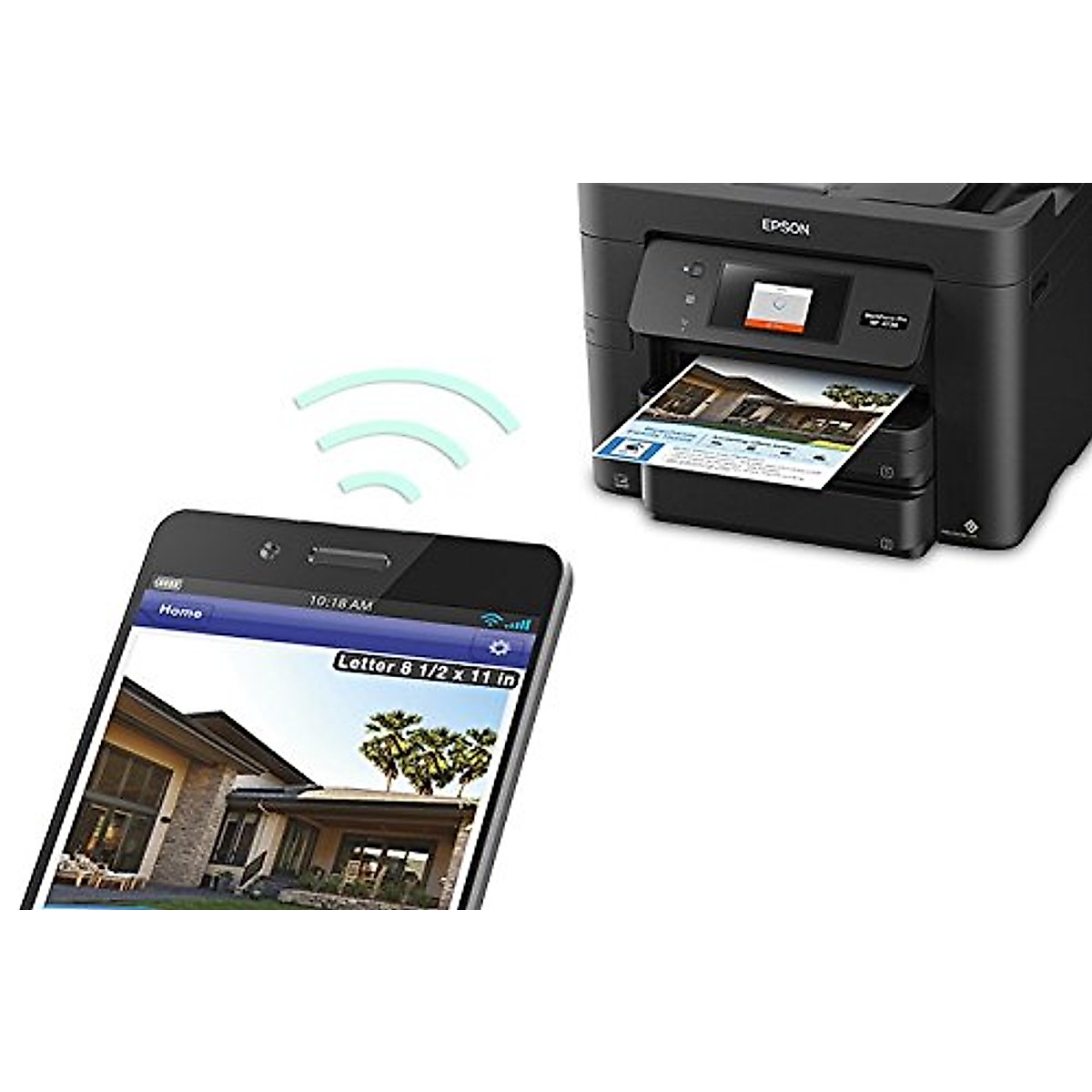 Epson WorkForce Pro WF-4734 All-in-One Printer:4-in-1 with Wi-Fi: Print/Copy/Scan/Fax