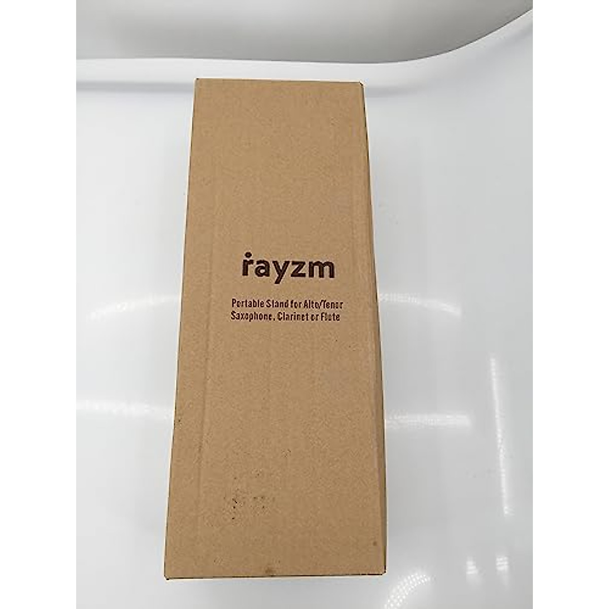 Rayzm Alto/Tenor Saxophone Stand with Detachable Flute/Clarinet Holder, Adjustable Portable Stand for Alto Saxophone, Tenor Saxophone, Clarinet & Flute. Folding Legs, Easy to Assemble and Disassemble.