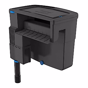 Seachem Tidal Power Aquarium Filter - 35 Gallon Large Fish Tank Filter,black