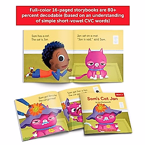 Laugh-A-Lot Phonics: Short Vowels (Parent Pack): 12 Engaging Books That Teach Key Decoding Skills to Help New Readers Soar