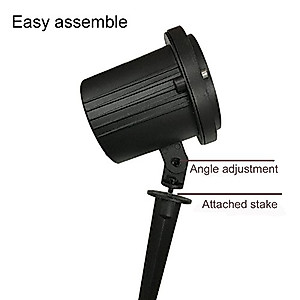 SUNYAO 3 Color Motion Laser Christmas Lights Projector with RF Remote,Outdoor Garden Laser Lights Moving RGB Stars Show for Christmas (RGB Motion)