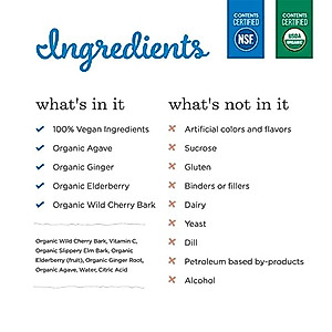 Mommy's Bliss Organic Baby Cough Syrup and Mucus + Immunity Support, Contains Organic Agave and Ivy Leaf, Made for Babies 4 month+, 1.67 Fluid Ounces