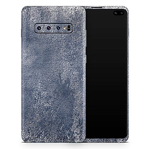 DesignSkinz Distressed Silver Texture v4 Protective Vinyl Decal Wrap Skin Cover Compatible with The Samsung Galaxy S20 (Screen Trim & Back Glass Skin)