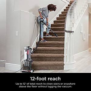 Shark ZU102 Rotator Pet Upright Vacuum with PowerFins HairPro & Odor Neutralizer Technology, Charcoal, 2.9 L Dust Cup