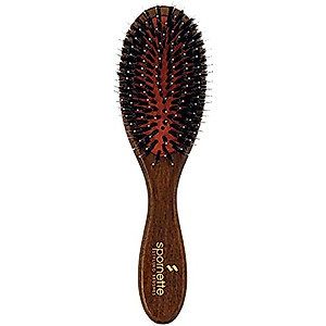 Spornette Classic German Porcupine Bundle with Deville 2.5 Inch Round Boar Bristle