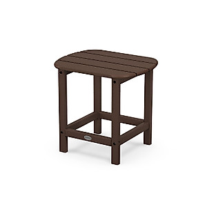 POLYWOOD R100MA Presidential Outdoor Rocking Chair, Mahogany & SBT18MA South Beach 18" Outdoor Side Table, Mahogany