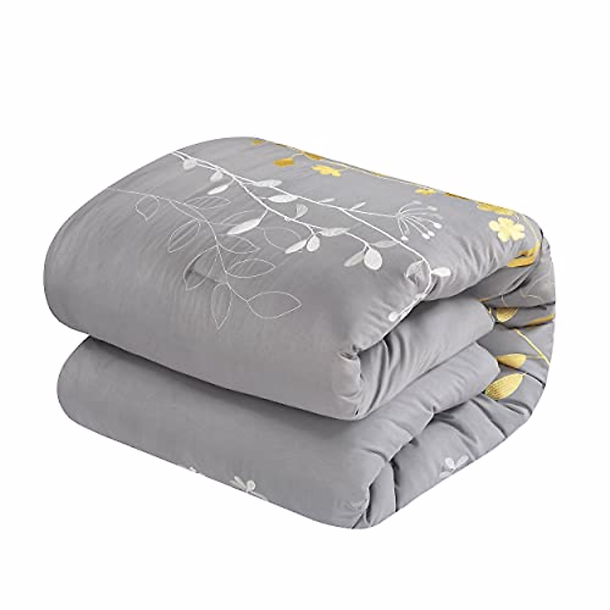 Chic Home 8 Piece Bliss Garden Comforter Set, King, Yellow