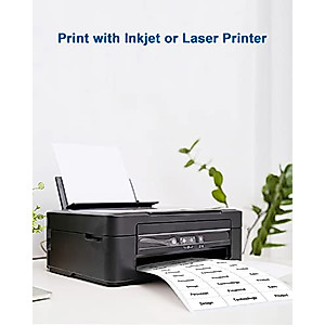 2" x 4" Shipping Address Labels Compatible with Avery 5163 8163, POLONO Internet Mailing Shipping Labels, White Sticker Labels for Laser/Ink Jet Printers, Permanent Adhesive (500 Labels, 50 Sheets )