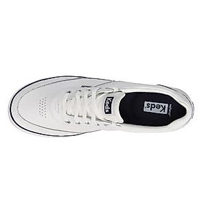 Keds Courty 2 Lace Up, Sneaker Womens, White Leather, 8 Medium