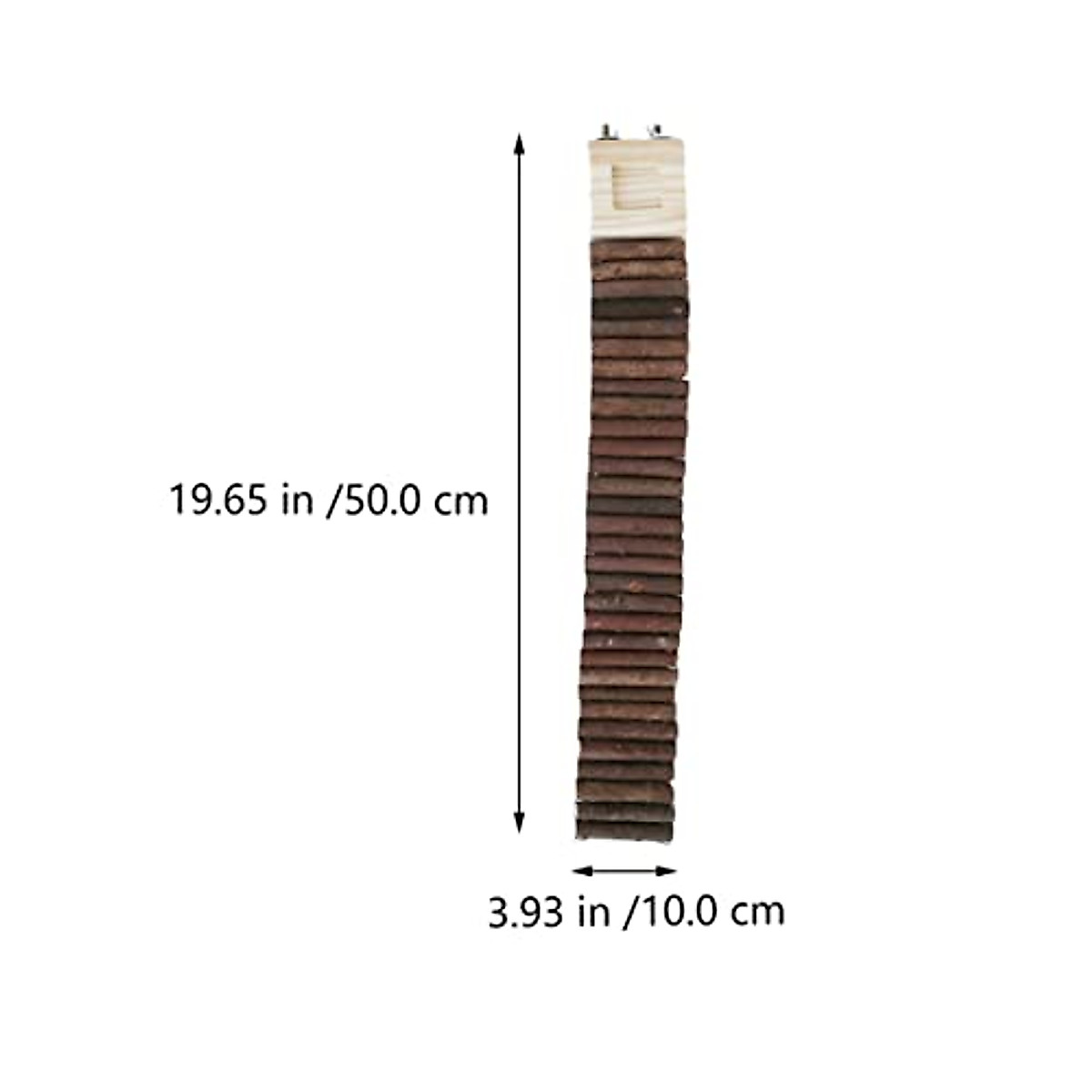 PATKAW Parakeet Toys Parakeet Toys 2 Pack Hamster Bridge Climbing Animal Chew Toy Hamster Climbing Ladders Hamster Rainbow Bridge Ladders Rat Wood Cockatiel Toys Cockatiel Toys