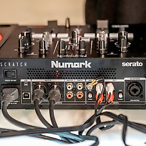 Numark Scratch | Two-Channel DJ Scratch Mixer for Serato DJ Pro (included) With Innofader Crossfader, DVS license, 6 Direct Access Effect Selectors, Performance Pads and 24-Bit Sound Quality