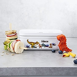 ZWILLING Fresh & Save DINOS Plastic Lunch Box Medium, Airtight Food Storage Container, Meal Prep Container, BPA-Free