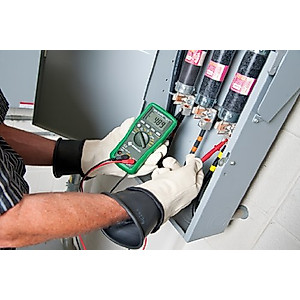 Greenlee - Dmm, 600V Ac/Dc, 10A, Cap,Temp, Elec Test Instruments (DM-45), Black