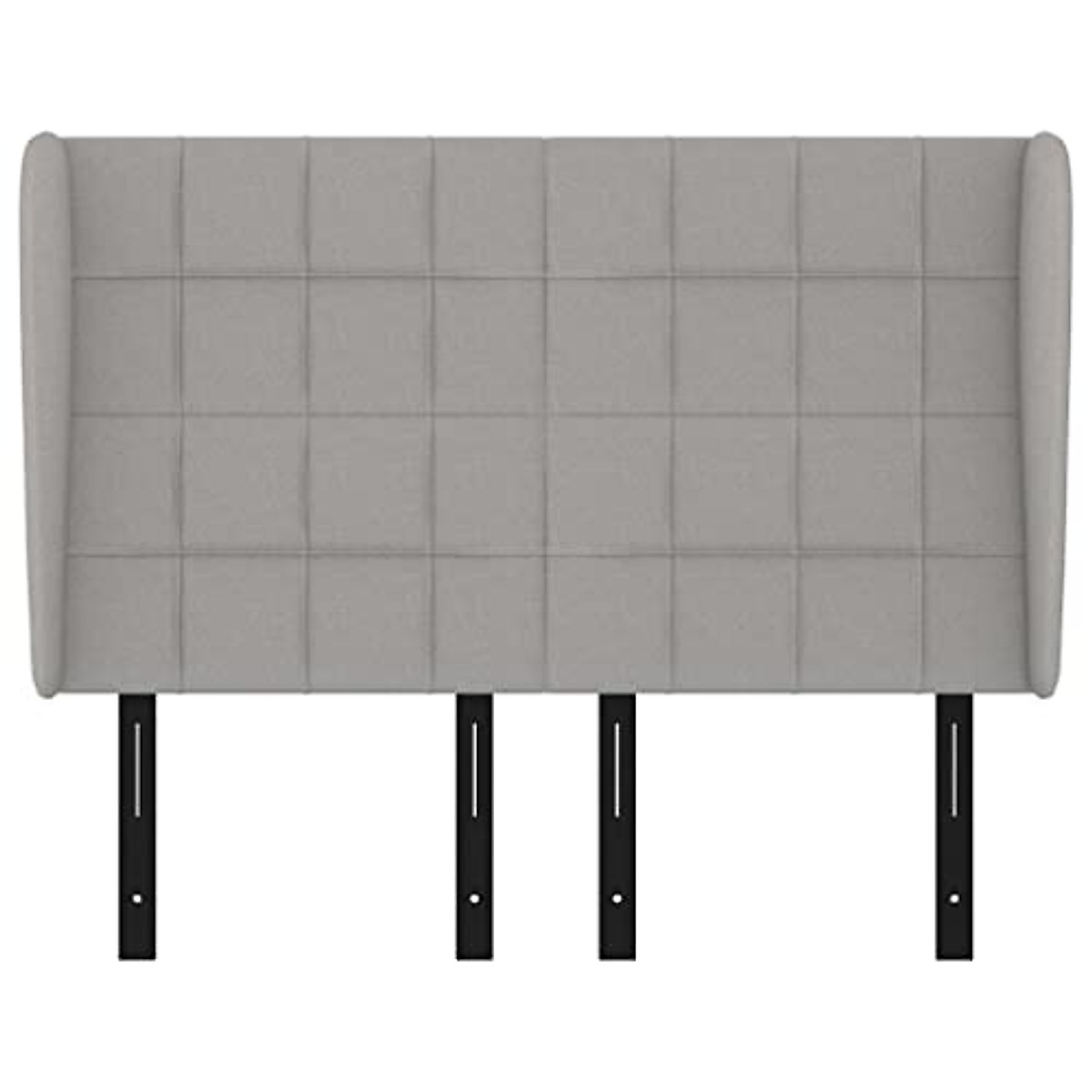 Penau Headboard with Ears Light Gray 57.9"x9.1"x46.5"/50.4" Fabric Superior Bedroom Designs for You Experience Ultimate Bedroom Luxury