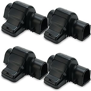 Rat Traps Indoor and Outdoor - 4 Pack Dual-Entry Large Rat Trap Outdoor and Indoor for Home, Garden and Restaurant with 99.9% Trap Rate | Easy to Use Rodent Traps with Safe Hands Free Design - UCatch