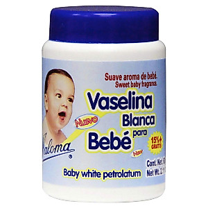 Jaloma Baby White Petrolatum Vaselina Blanca for Babies, 60gr, 2.11oz (1 Pack)