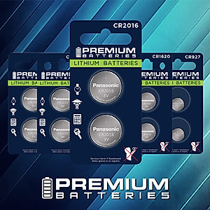 Premium CR2032 Battery Lithium 3V Coin Cell - Japanese Engineered High Capacity Batteries (2 Pack)