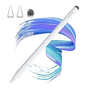 Stylus Pen with Palm Rejection Tilt Detection, Active Digital Pencil Compatible with Apple iPad 2018 and Later, iPad Pro 11&12.9 inch, iPad 6/7/8/9th, iPad Mini 5/6, iPad Air 3/4/5 Gen