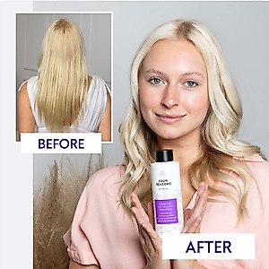 Four Reasons No Nothing Sensitive No Yellow Shampoo - Unscented Silver Shampoo for Blonde Hair | 100% Vegan | 300 ml