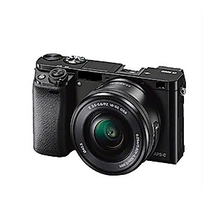 Camera A6000 Mirrorless Digital Camera ILCE-6000L with 16-50mm Lens -24.3MP -Full HD Video Digital Camera (Color : B)