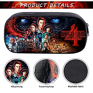 DLANDZ Pencil Case,Pencil Pouch,Small Pencil Case,Black Pencil Case,Pen Cases for Adults,Big Capacity Pencil Case,Pencil case boys middle school,Big Pencil Pouch for School Office Storage Bag (Black)