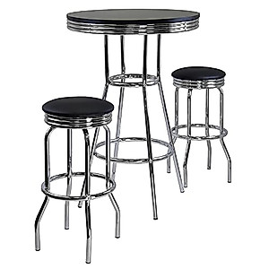 Winsome Summit Dining, Furniture, Black/Metal