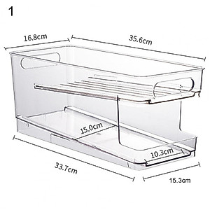 Soda Can Organizer for Refrigerator - Auto Rolling Can Dispenser Soda Can Holder Storage Organizer with Handle & 2 Ice Ball Molds