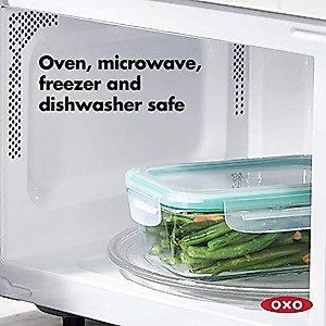 OXO Good Grips 8 Cup Smart Seal Glass Rectangle Container